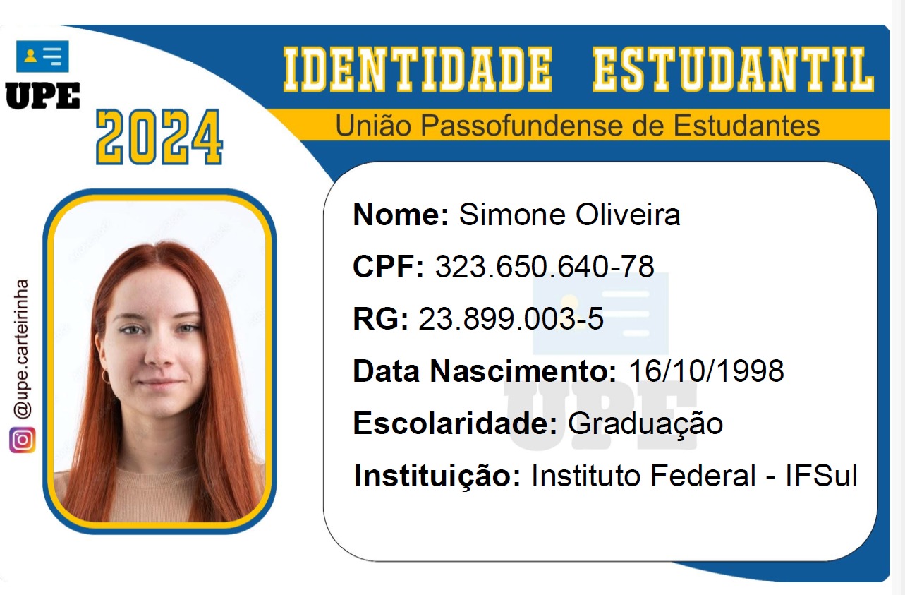 Carteirinha de estudante do ano de 2024 já pode ser feita