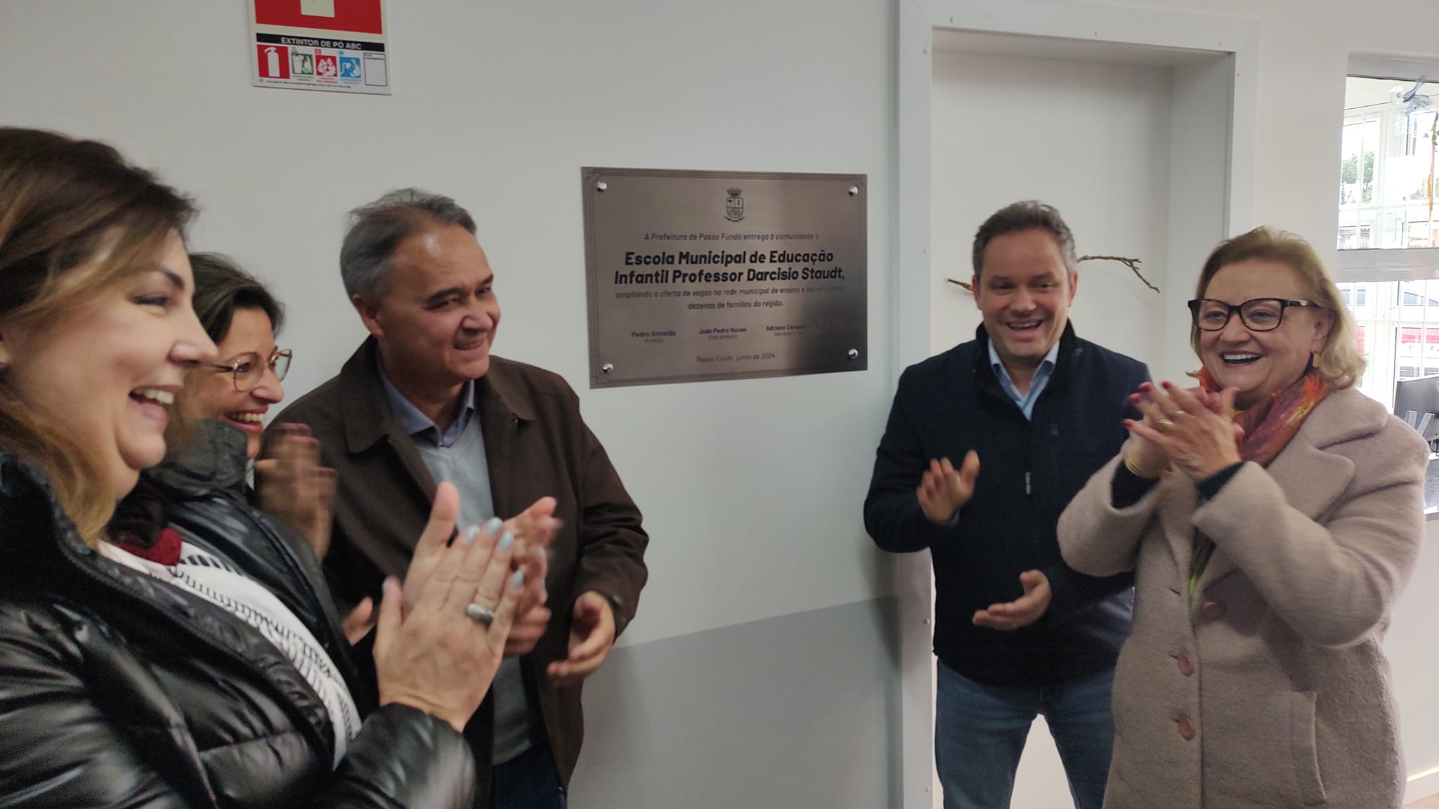 Inaugurada EMEI Professor Darcisio Staudt em Passo Fundo
