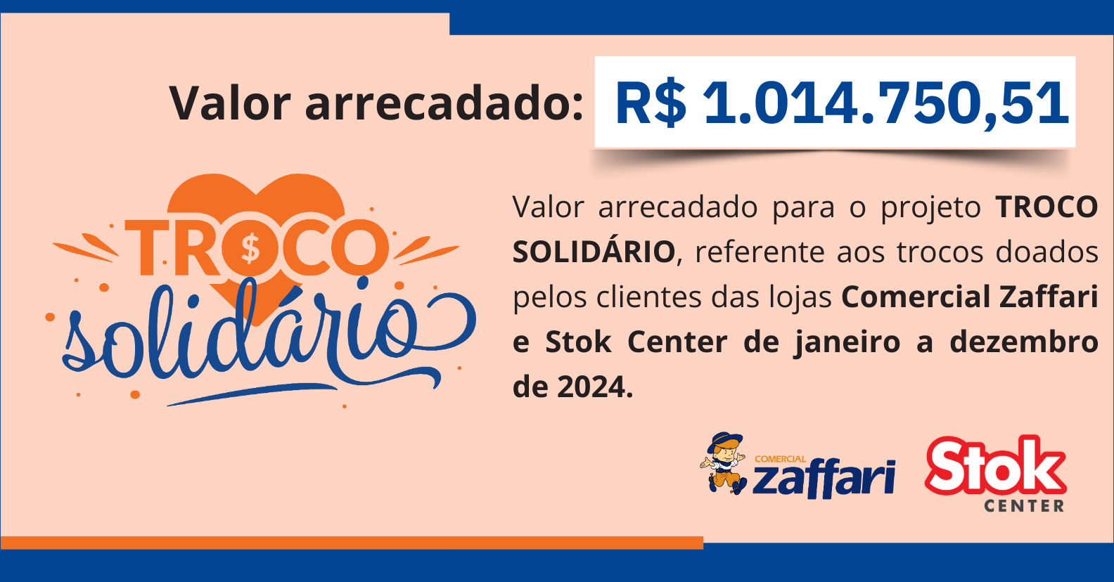 Comercial Zaffari e Stok Center destinam mais de R$ 1 milhão através do ...